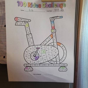 60 Workouts Challenge Coloring Page | Workout Goals 60 | Exercise ...