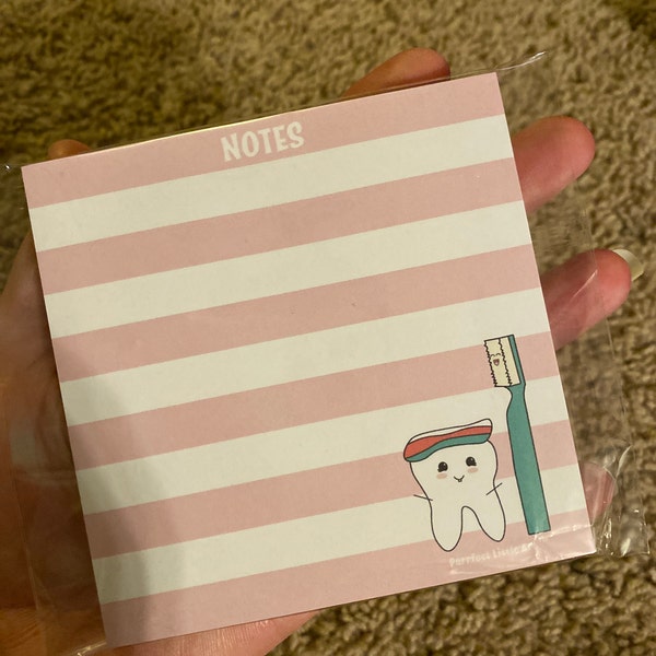 Personalized Dental Notepad: Teeth Stationery Gift - Etsy