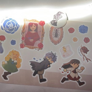 Ib Game Sticker Sheet - Etsy