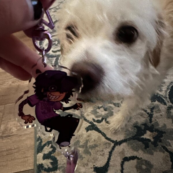 Regretevator Infected Keychain - Etsy