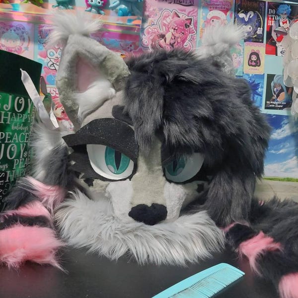 Fursuit Hair Bangs Sewing Pattern - Layered Style 11 Pieces PDF With ...
