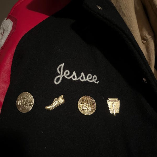 Vintage Varsity Sport Pin - Gold Metal - Letterman Pin - Highschool ...