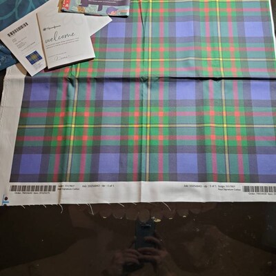 Maclaren Tartan Plaid Fabric Maclaren Tartan by Weavingmajor Maclaren ...