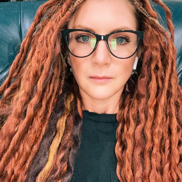 Curly Dreads Soft Wavy Black Dreads Synthetic Dreadlocks 60 DE Full Set ...