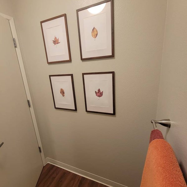 Fall Leaves Printable, Dry Leaf Art,fall Leaves Watercolor Painting ...