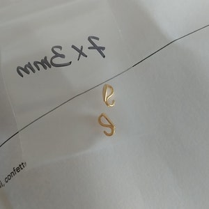 14K Solid Gold Sheets Thickness 0.2-1.2 Mm Size 70x2.5, 70x5.0 Mm ...