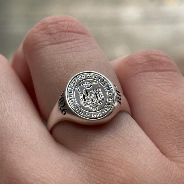 Custom College Class Ring,school Ring,signet Ring,graduation Ring ...