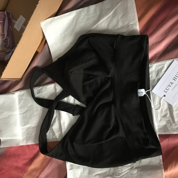 Organic Cotton Lingerie Set- Bralette & Panty, Bio Lingerie, Ethical ...