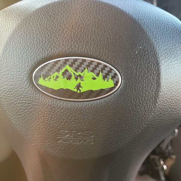 Subie Emblem Overlays | Bass Fish | Vinyl Sticker Emblem Decal Badges ...