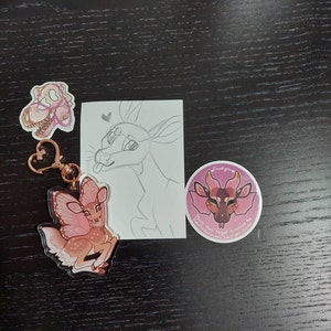 Starflight Wings of Fire Wof Double Sided Acrylic Charm Keychain Dragon ...