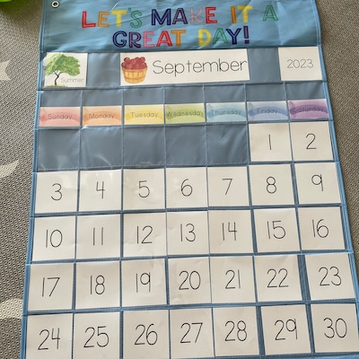 Homeschool DIY Calendar, Classroom Calendar Printable With US and ...