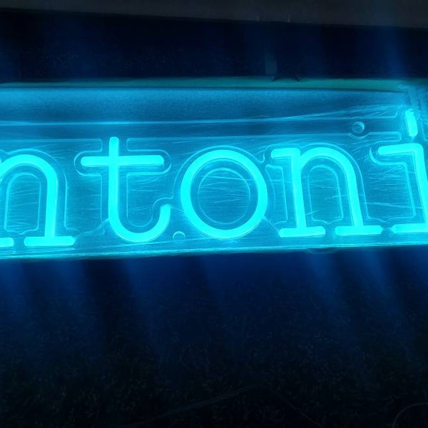 Wedding Neon Sign | Custom Neon Sign | Names Neon Sign | Couples Name ...