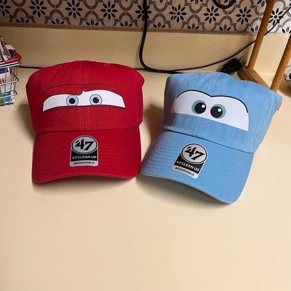 Sally Carrera Hat | Cars Sally Carrera Eyes Printed Hat | Cars Costume ...