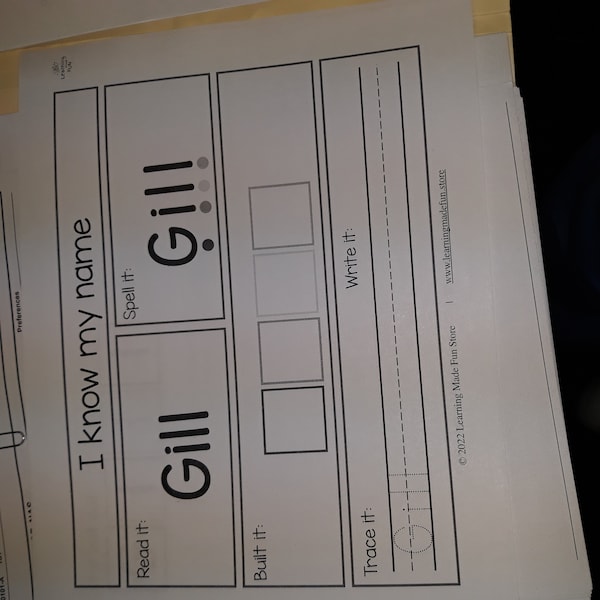 EDITABLE Name Tracing Builder I Can Spell My Name Puzzle First Name ...