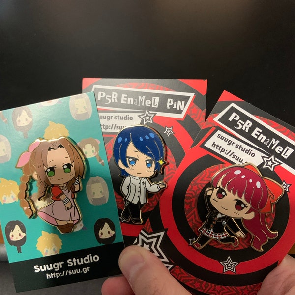 Phantom Thief Kasumi/sumire Yoshizawa "the Violet" Enamel Pin ...