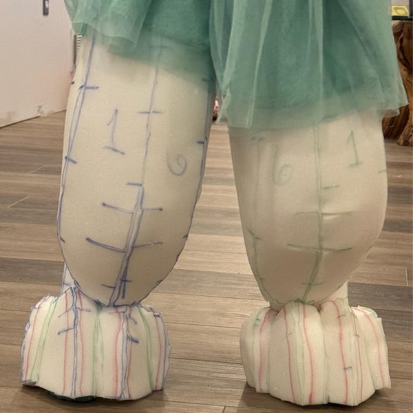 DIGITAL Digitigrade Fursuit Feet Paws Pattern for Fursuits - PDF ...