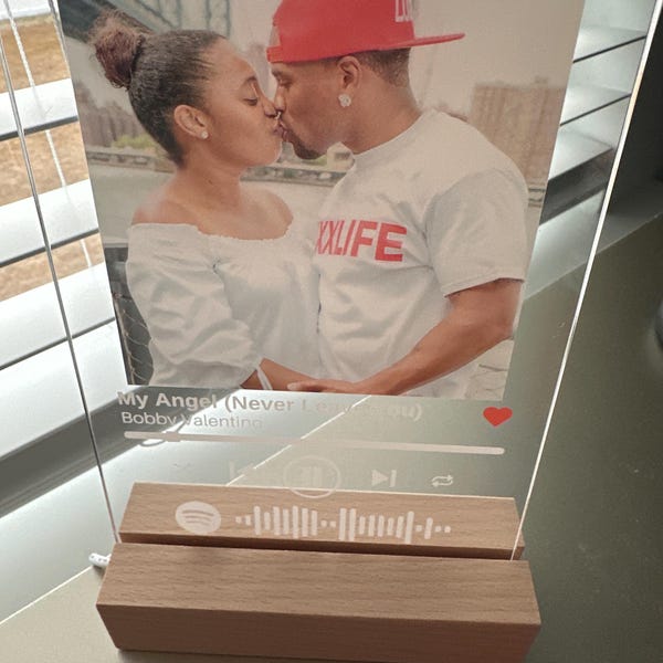 NEXT DAY SHIP Custom Song Plaque - Acrylic Plaque Couples Gift With ...