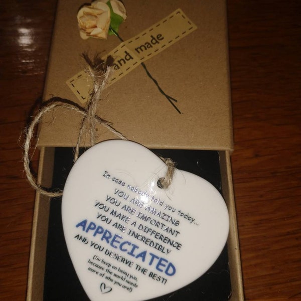 You Are Incredibly Appreciated, Affirmations Sign, in Case No One Told ...