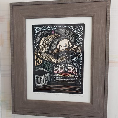 Bookplates 10 From a Linoleum Block Print by Ken Swanson - Etsy