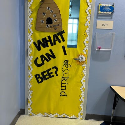 Bee Kind Wall Decal School Elementary or Secondary Classroom Teacher ...