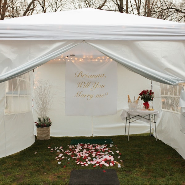 Will You Marry Me Banner, Wedding Proposal Idea, Will You Marry Me Sign ...