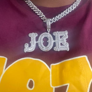 Custom Pendants Necklace With Icy Drip - Etsy