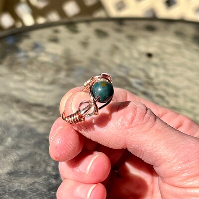 Spiraling Ring Tutorial Beginner Ring Wire Wrapping Tutorial DIY Pattern Jewelry Tutorial Wire ...