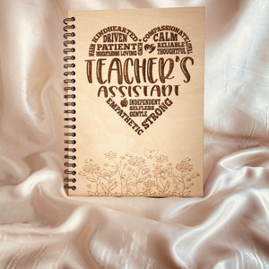 Laser Cut Spiral Notebook Cover Svg Template Glowforge Book Cover Svg ...