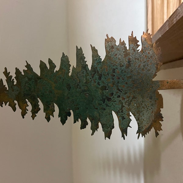 Rusty Metal Pine Tree ~ Rustic Woodland Tree - Etsy
