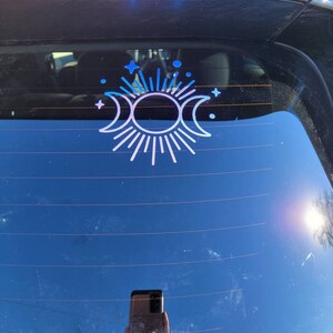 Pagan Decal Triple Goddess Decal Witchcraft Witchy Wicca/wiccan Triple ...