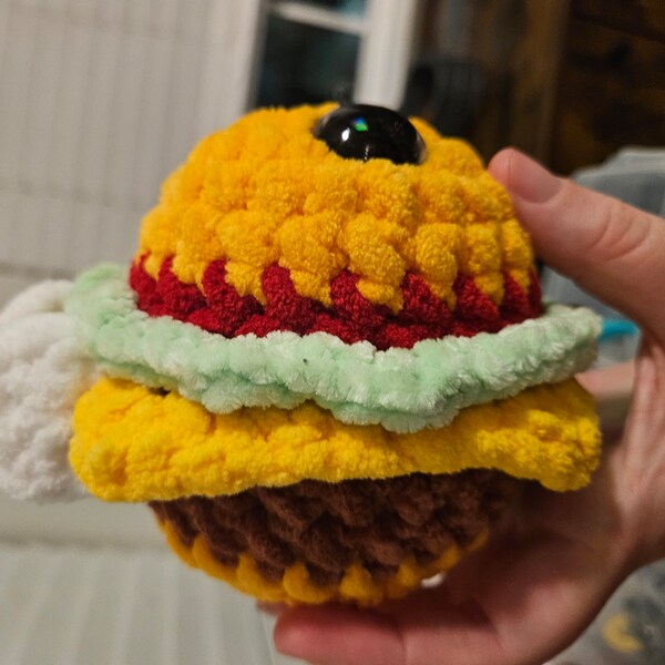 Ham-bee-ger Crochet Pattern PDF - Etsy