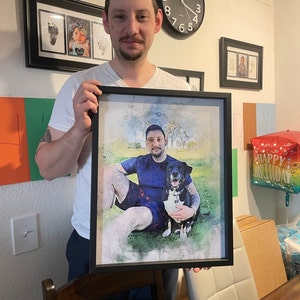 Custom Portrait From Photo Personalized Gift for Her | Etsy