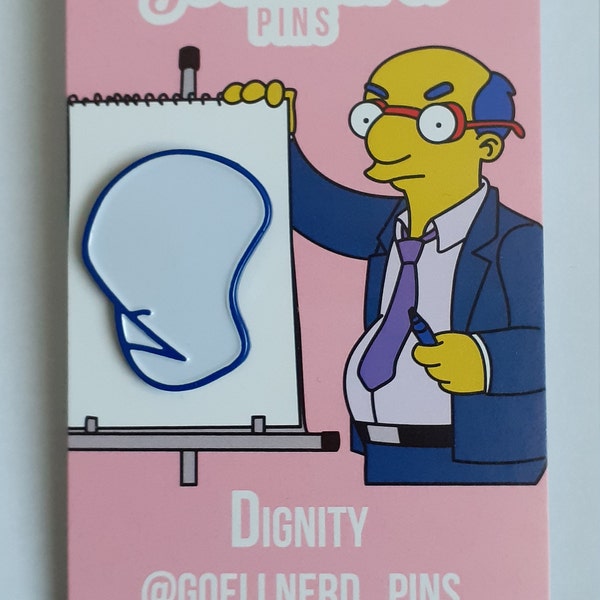 Simpsons Dignity Pin - Etsy