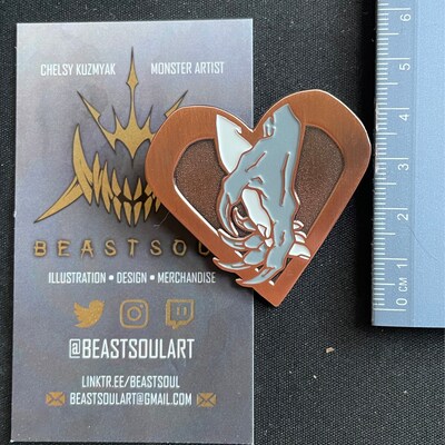 Monster Lover V2 Enamel Pin - Etsy