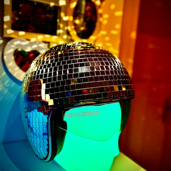 Masquerade Festival Disco Ball Face Mask. HANDMADE by DISCO2DISCO ...