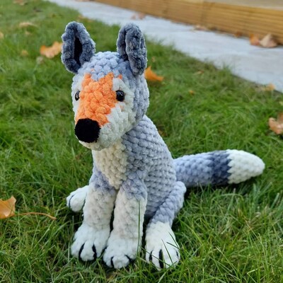 Crochet Pattern for Woolfie Realistic Crochet Wolf Amigurumi - Etsy