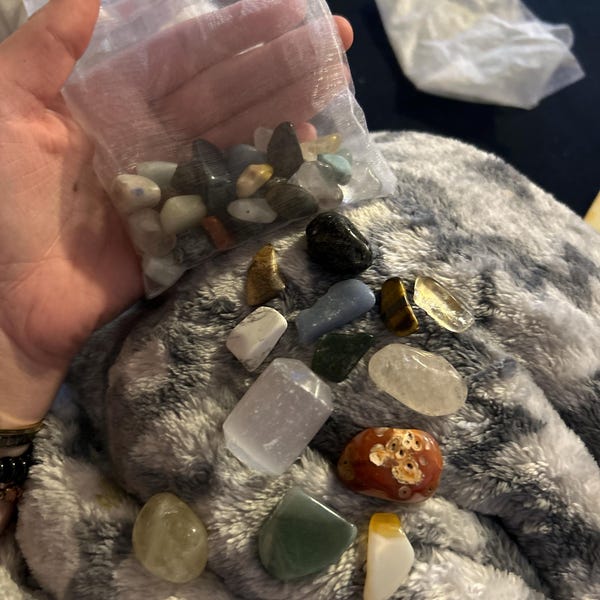Crystal Grab Bag | Mixed Mystery Gem Pouch Bundle - Etsy