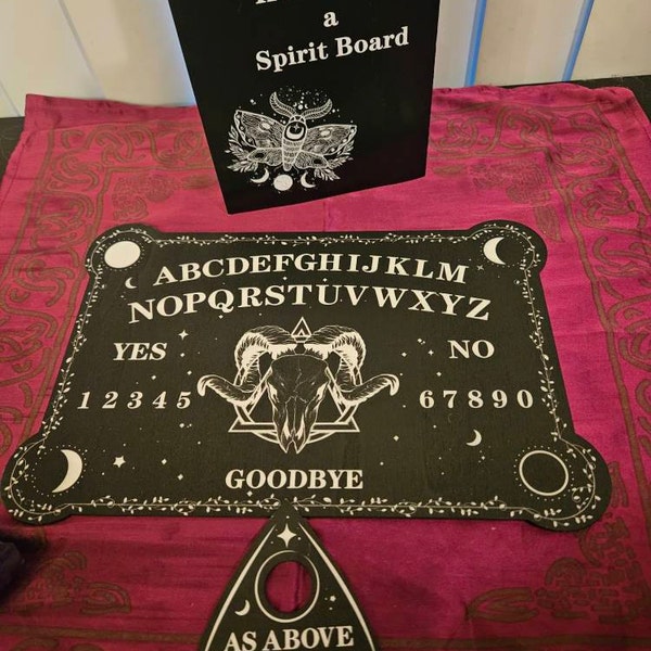 Spirit Board Ouiji Board Altar Set ~ Includes All in Photo Plus Mystery ...