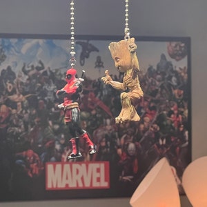 Avengers Ceiling Fan/light Pull Chains Ironman Thor | Etsy