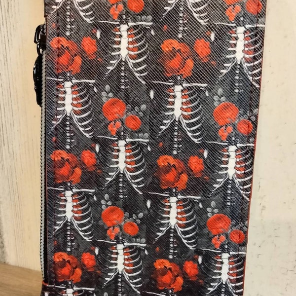 Halloween Bundles,pumpkin Skull Print Floral Faux Leather,leatherette ...