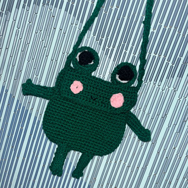 PATTERN Crochet Frog Bag, Amigurumi Frog Purse,knitted Animal Bag ...