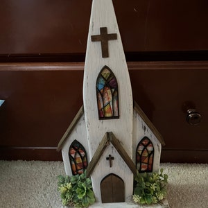 Wood Handcrafted Churches - Etsy