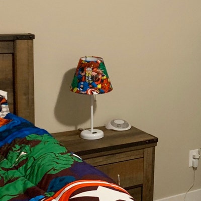 Marvel Lamp Shade. Thor, Captain America, Hulk, Ironman, Spiderman ...