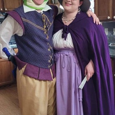 Renaissance Men's Pirate/peasant Weskit Red & Black - Etsy