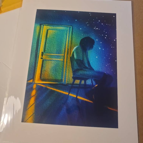 Bo Burnham Fan Art, "inside" Still, Watercolor Painting, Archival Fine ...