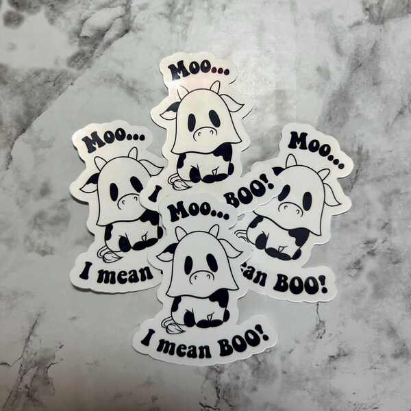 Moo I Mean Boo Png Cute Halloween Svg Cute Ghost SVG Halloween Cow Svg ...