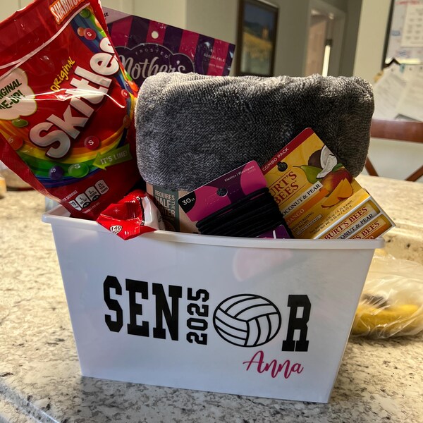 Personalized Sports Sport Graduation Gift Basket Baseball Senior 2025 ...