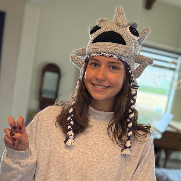 Licensed UW Huskies Mohawk Hat, Huskies Team Spirit Hat, Husky Earflap ...