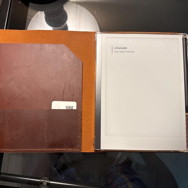 Personalized Leather Case Fit for Remarkable Paper Pro Move/ Remarkable ...