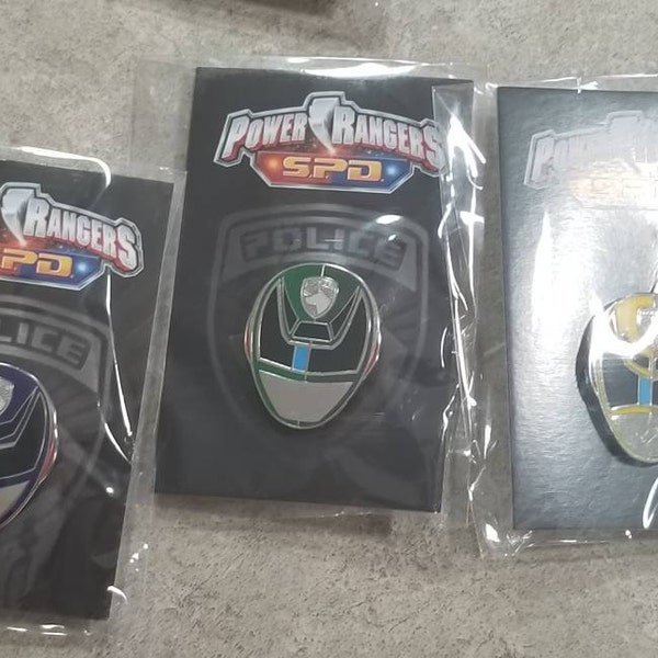 Power Rangers SPD Six Pin Bundle! - Etsy